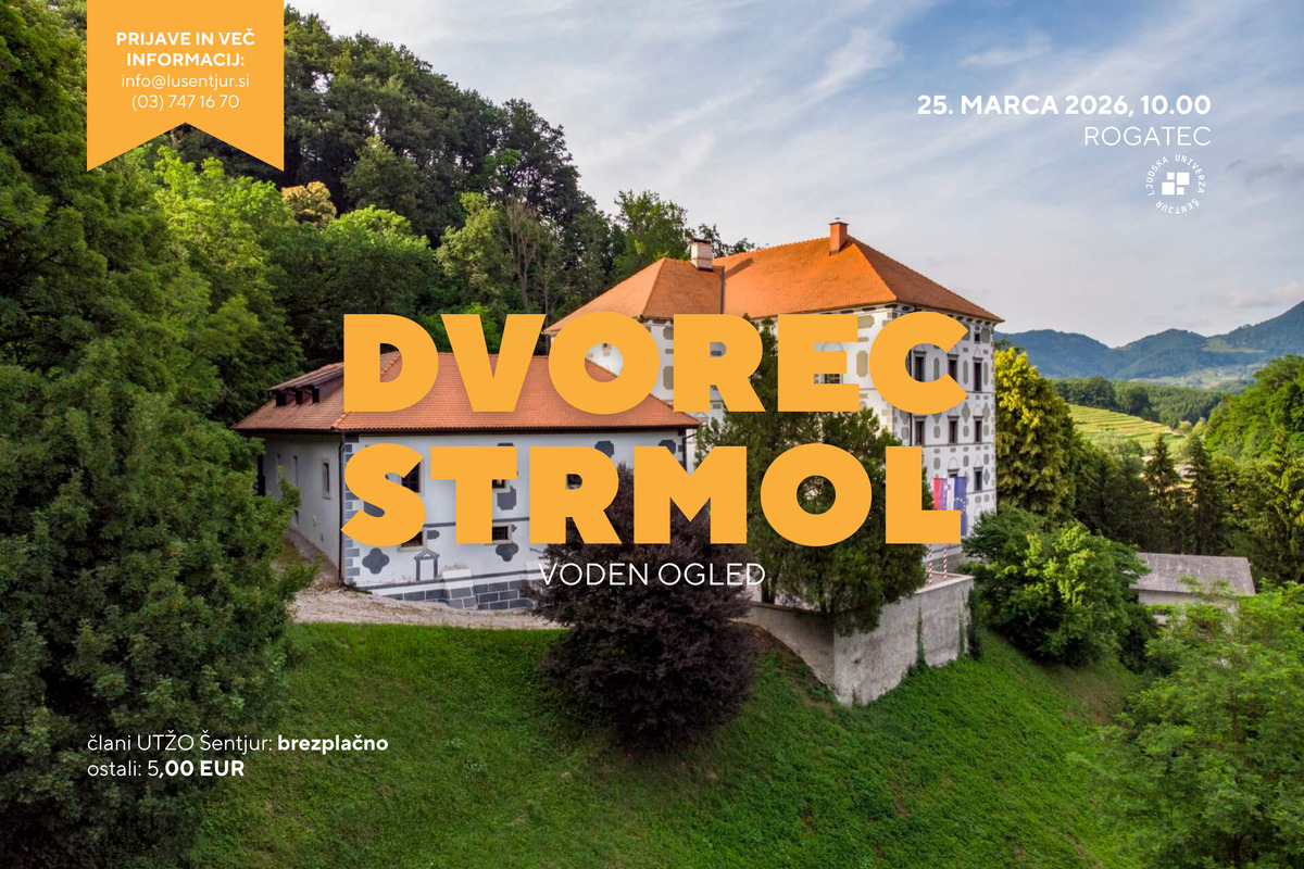 Voden ogled Dvorca Strmol | Šentjur | Dogodki