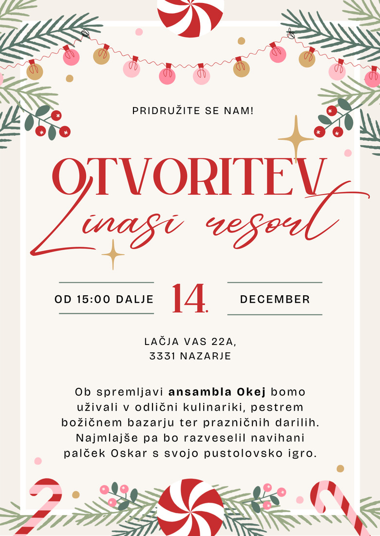 OTVORITEV LINASI RESORTA | Präsentation | Nazarje | Veranstaltungen