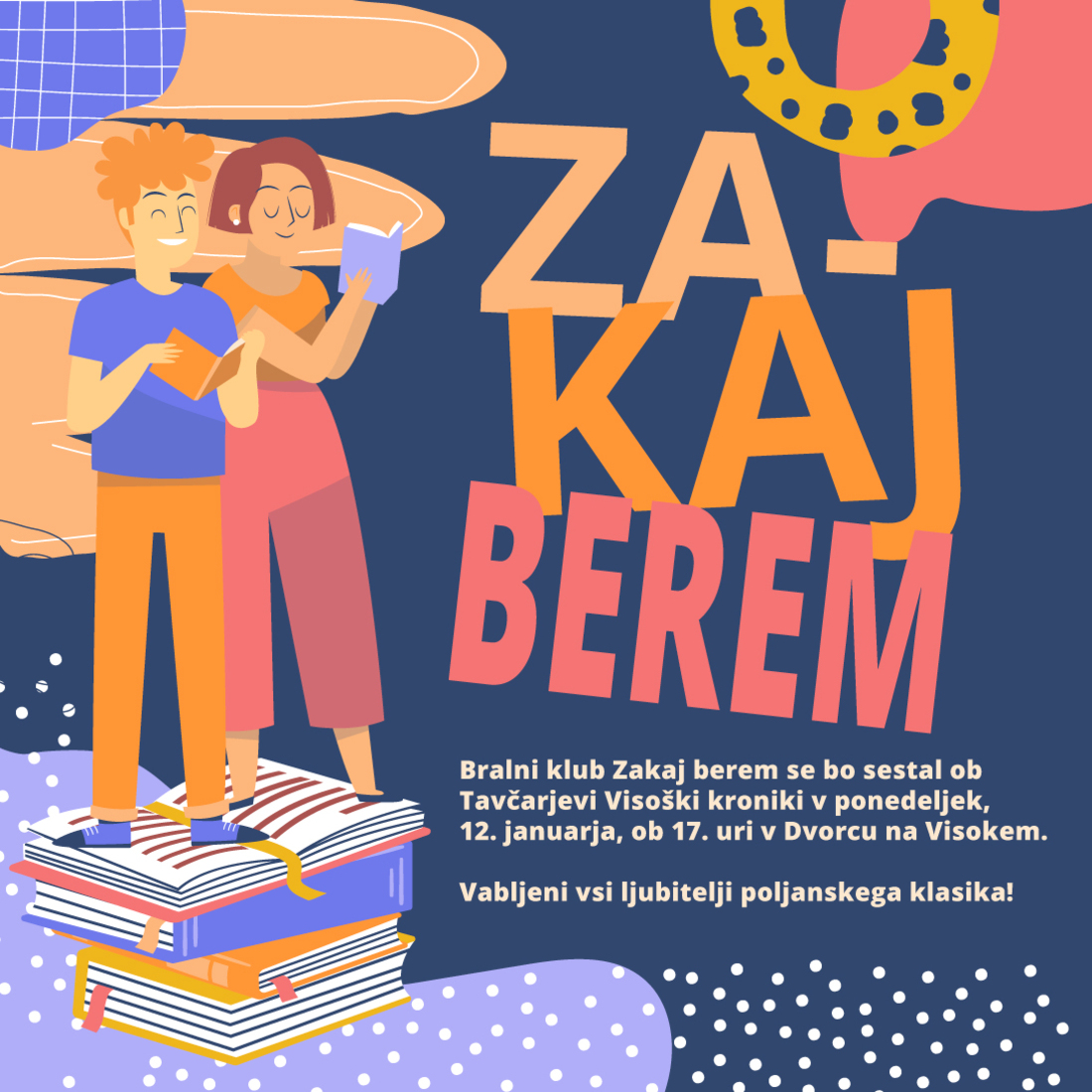 Srečanje bralnega kluba Zakaj berem | Museum | Avber | Events
